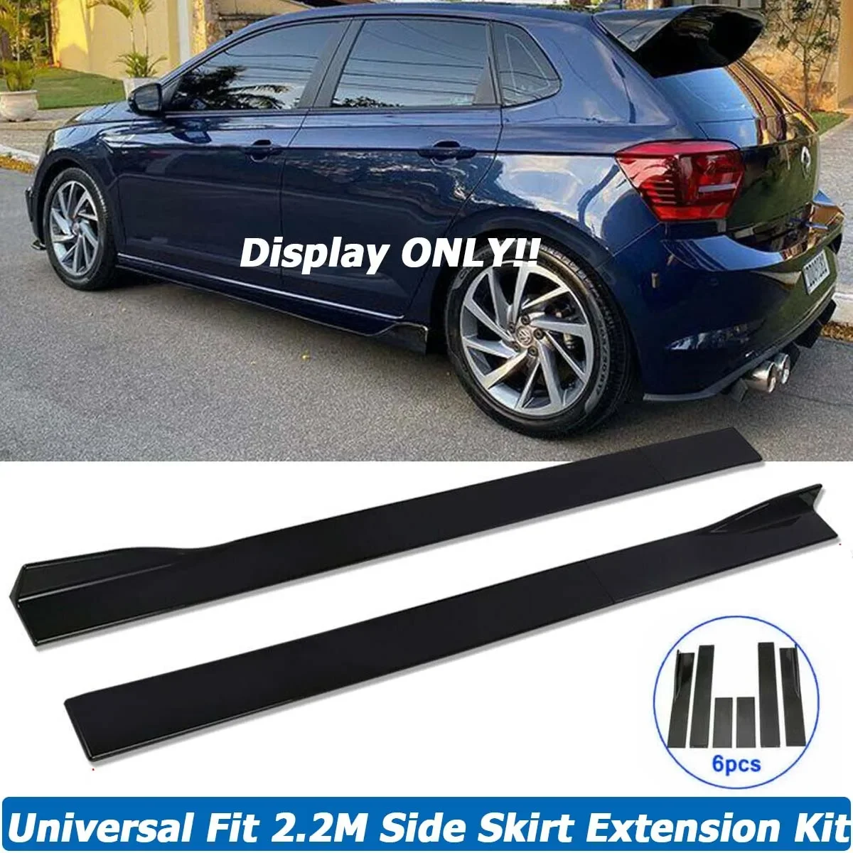 78-7-86-6-Side-Skirt-Universal-For-Volkswagen-VW-Polo-GTI-TSI-MK5 ...