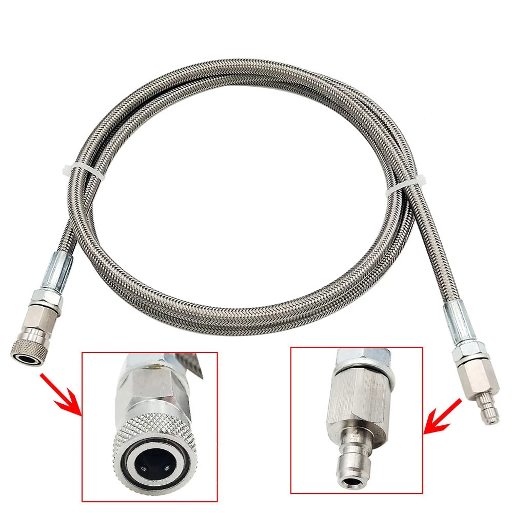 40Inch Stainless Braided Fill Whip High Pressure Hose Extension With ...