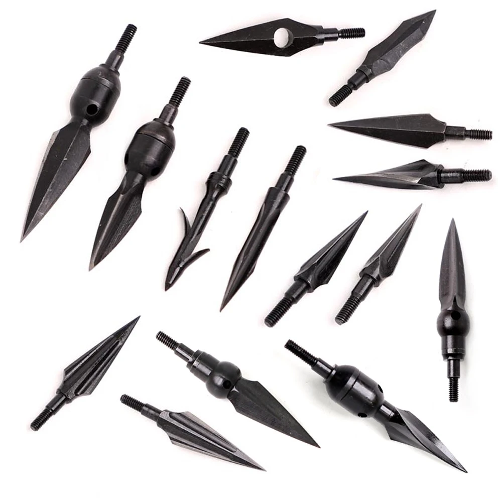 3 Pcs Archery Carbon Steel Arrowheads Arrow Tips Archery Broadheads ...