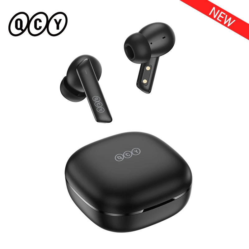 QCY HT05 ANC fone de ouvido sem fio 40dB cancelamento de ruído Bluetooth 5.2 fone de ouvido 6 ...