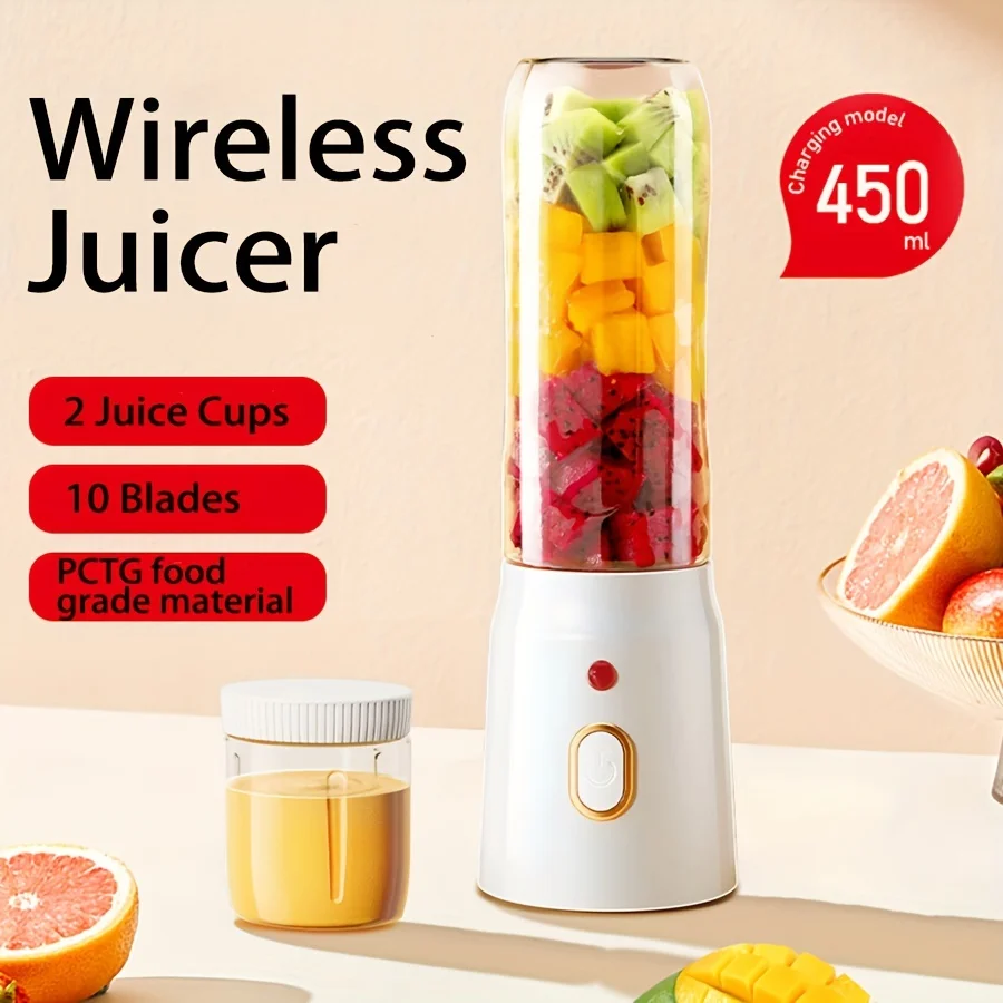 10-Blades-Multifunction-USB-Fruit-Mixers-Juicers-Portable-Electric ...