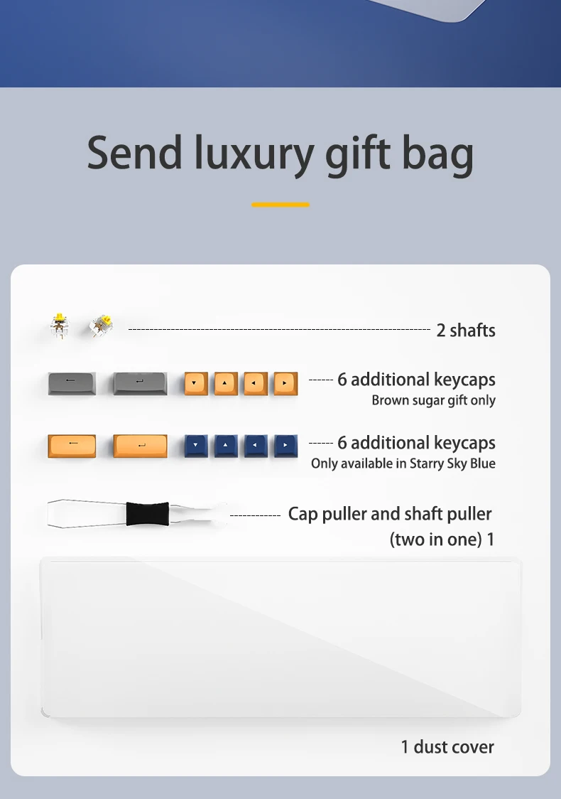 Aigo A68 Mechanical Keyboard – Compact & Hot-Swap