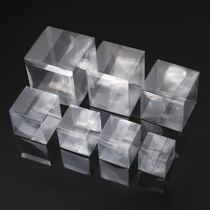 10pcs Clear Plastic Pvc Packing Box Transparent Candy Box For Gift ...