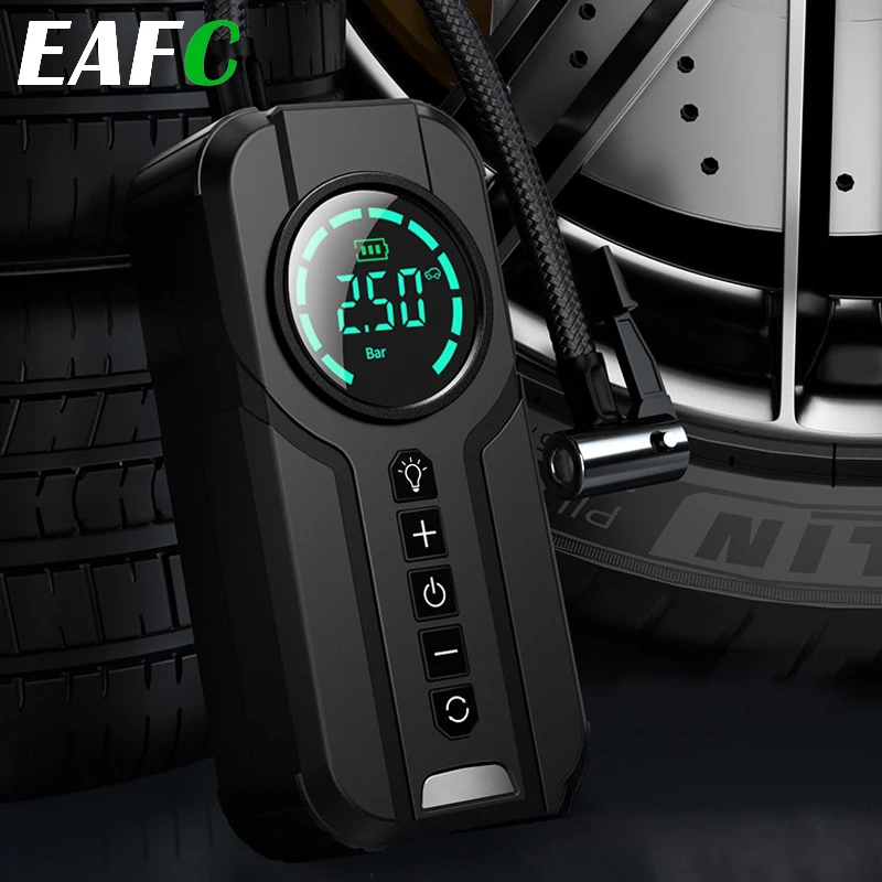 EAFC-Portable-Air-Compressor-150PSI-Air-Pump-For-Car-Tyre-Inflator ...