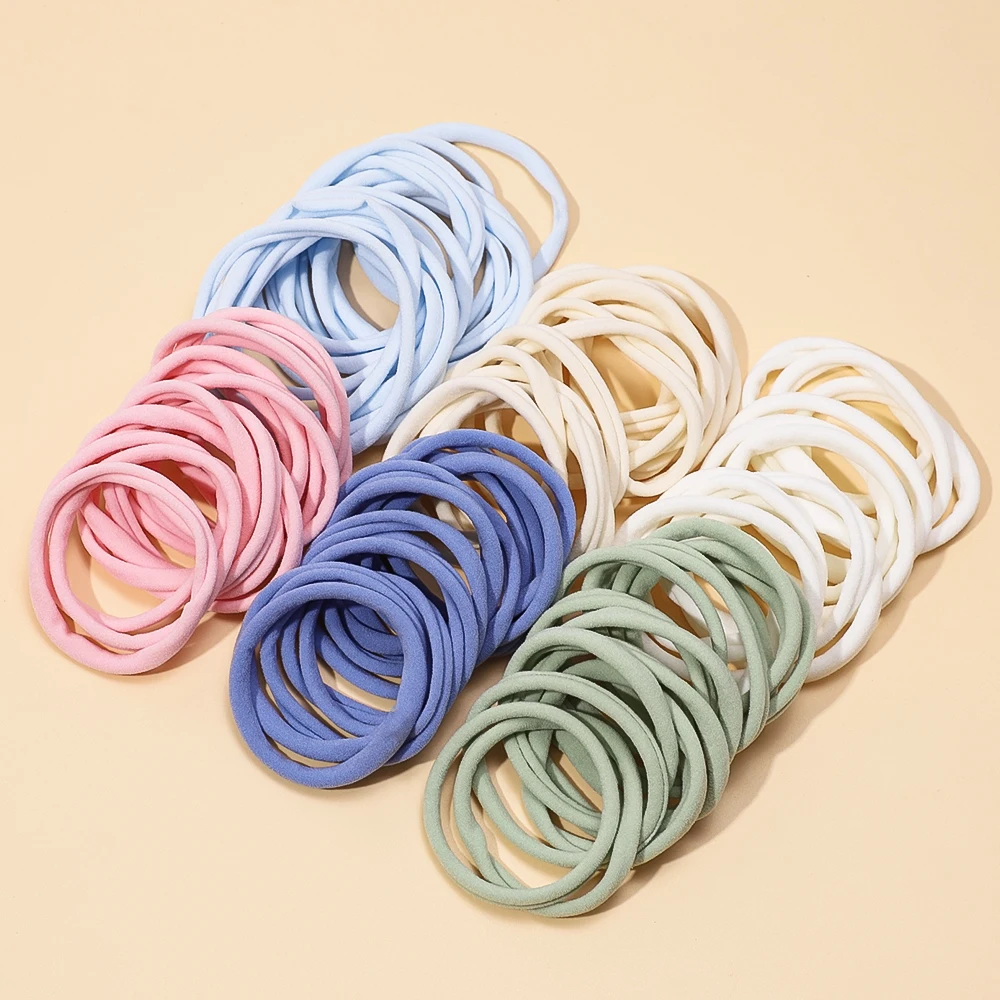 10Pcs-lot-New-Solid-DIY-Nylon-Traceless-Stretchy-Head-Bands-for-Newborn ...