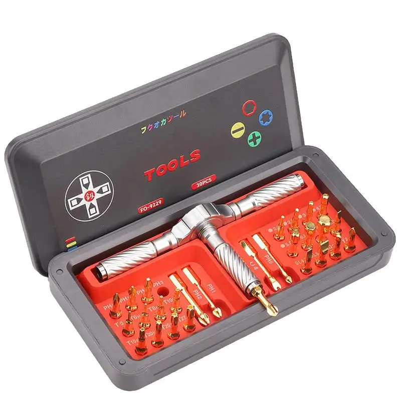 Ratcheting-Screwdriver-Bits-Connecting-Rod-Retractable-Screwdriver-Set ...