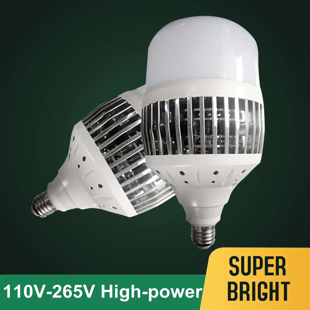 Bombilla-LED-de-alta-potencia-de-150W-100W-50W-E27-E40-110V-220V-l ...