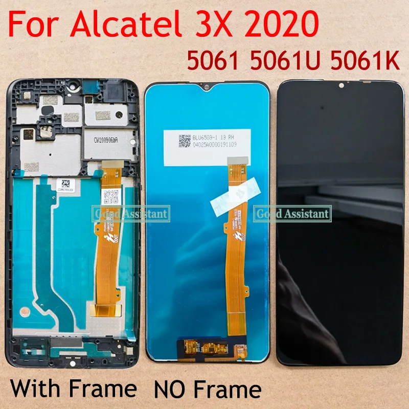 Original Black 6.52 inch For Alcatel 3X 2020 5061 5061U 5061K LCD ...