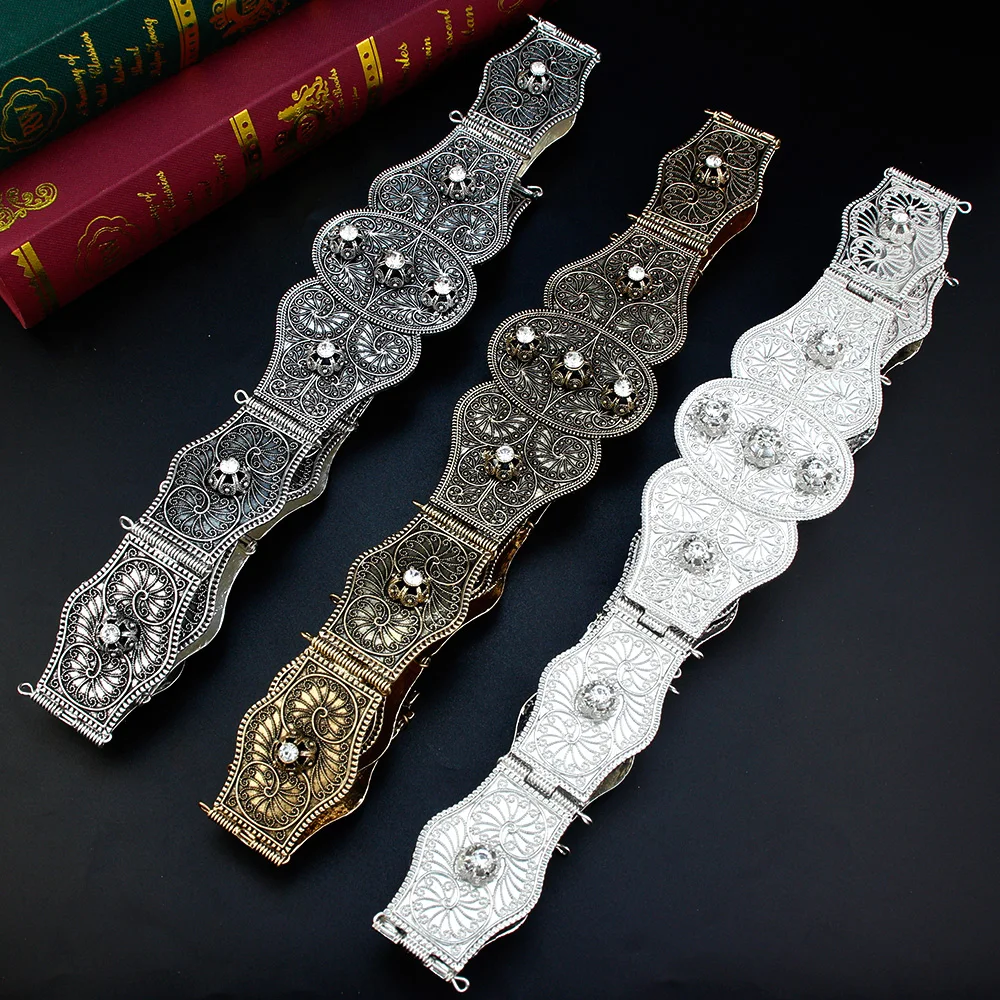 Caucasus-Bride-Metal-Belt-Adjustable-Length-For-Women-Turkish-Dress ...