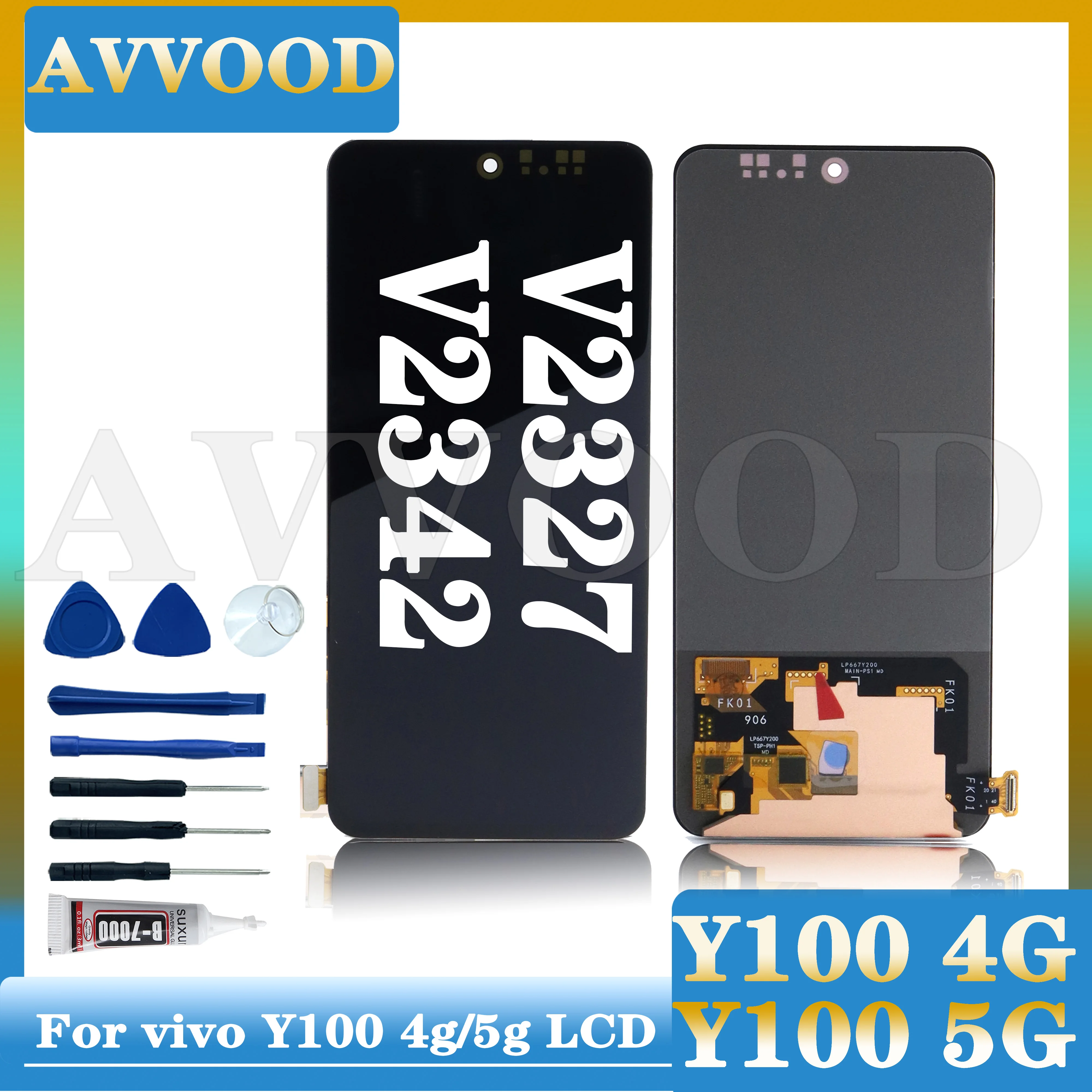 OLED-For-Vivo-Y100-4g-V2342-LCD-Y100-5g-LCD-V2327-V20e-5g-Display ...
