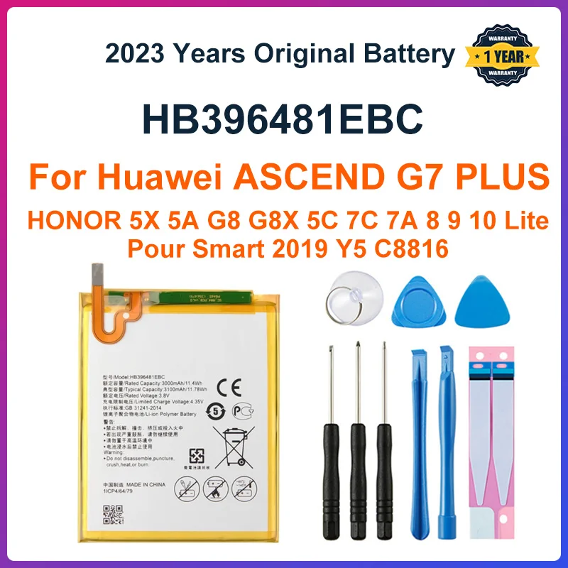 Orginal-HB396481EBC-Battery-For-Huawei-ASCEND-G7-PLUS-HONOR-5X-5A-G8 ...