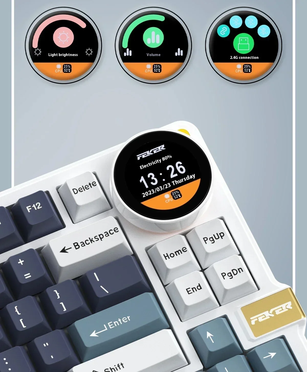 FEKER K75 75% RGB Hot-Swappable Mechanical Keyboard