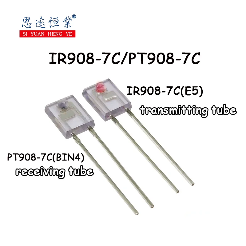 10PCS-Square-side-photosensitive-infrared-emitting-tube-IR908-7C-diode ...