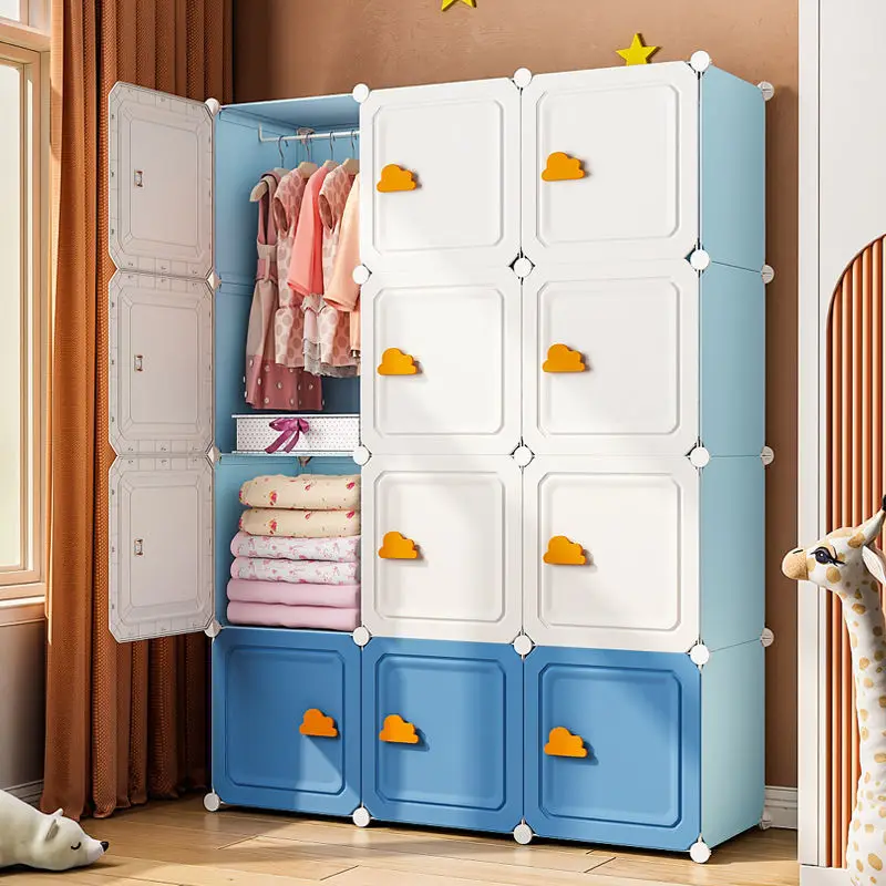 Modern Household Wardrobe Bedroom Furniture Organizer Rack Multilayer ...