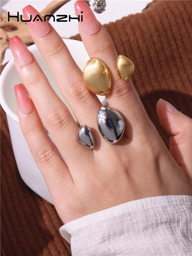 Big Ring Women Vintage | Big Metal Ring Jewelry | Vintage Big Ring Gold ...