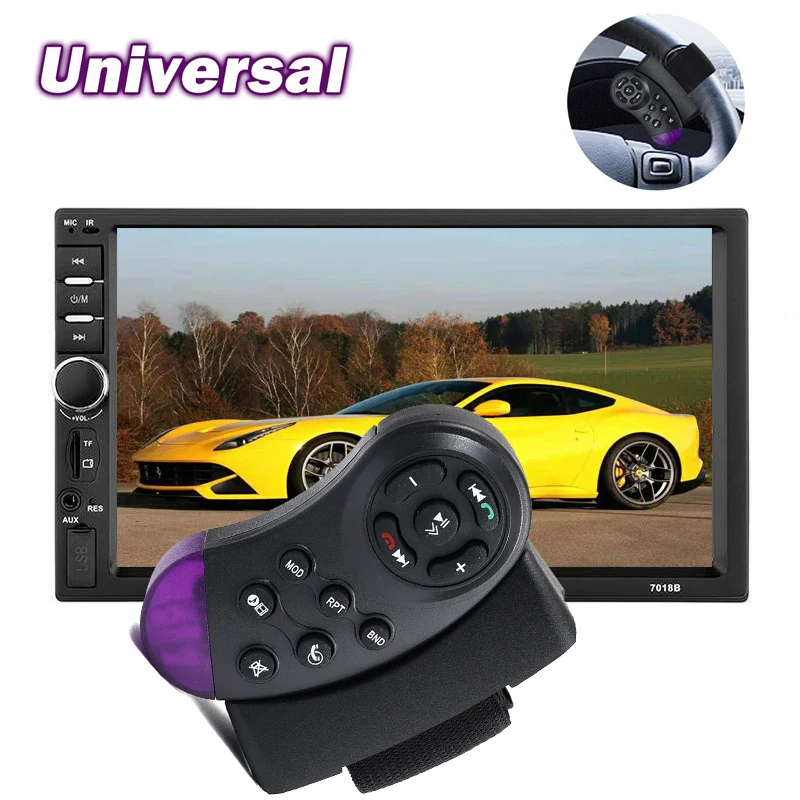 11-Key-Car-Steering-Wheel-Remote-Control-Switch-Vehicle-Bluetooth-MP3 ...