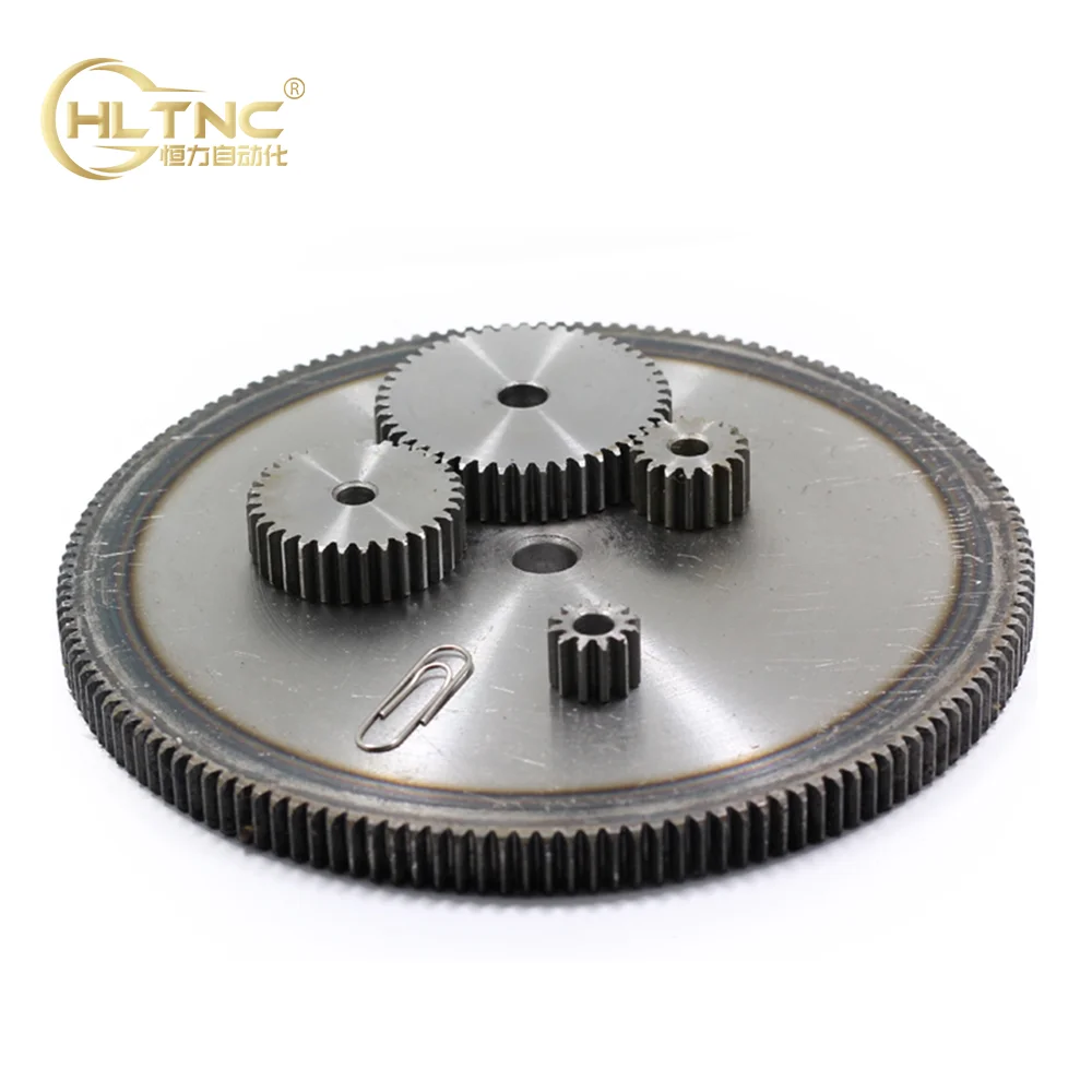 1M Modulus 1 45# Steel Pinion straight Teeth Gear 10mm Thickness 8T 18T ...