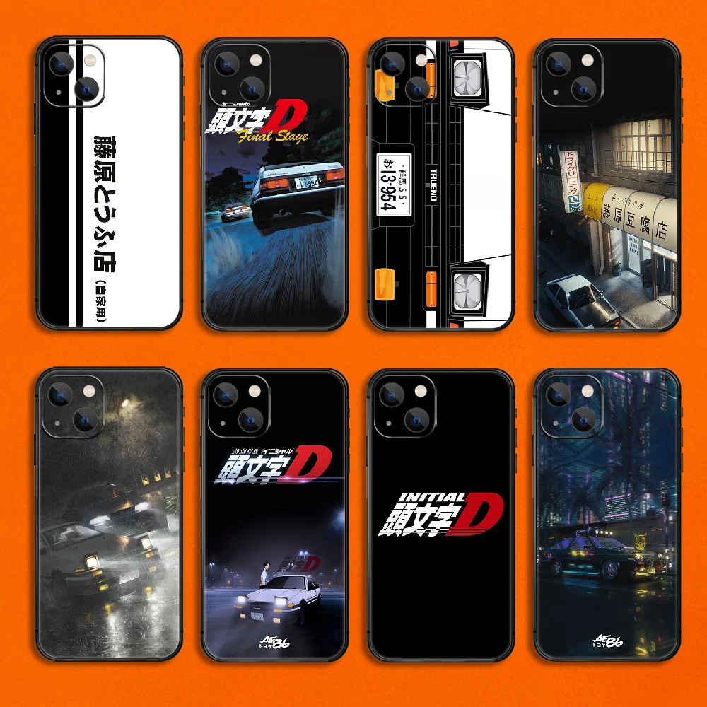 JDM AE86 Initial D Phone Case Cover For Iphone 6 6S 7 8 11 12 13 14 Se ...
