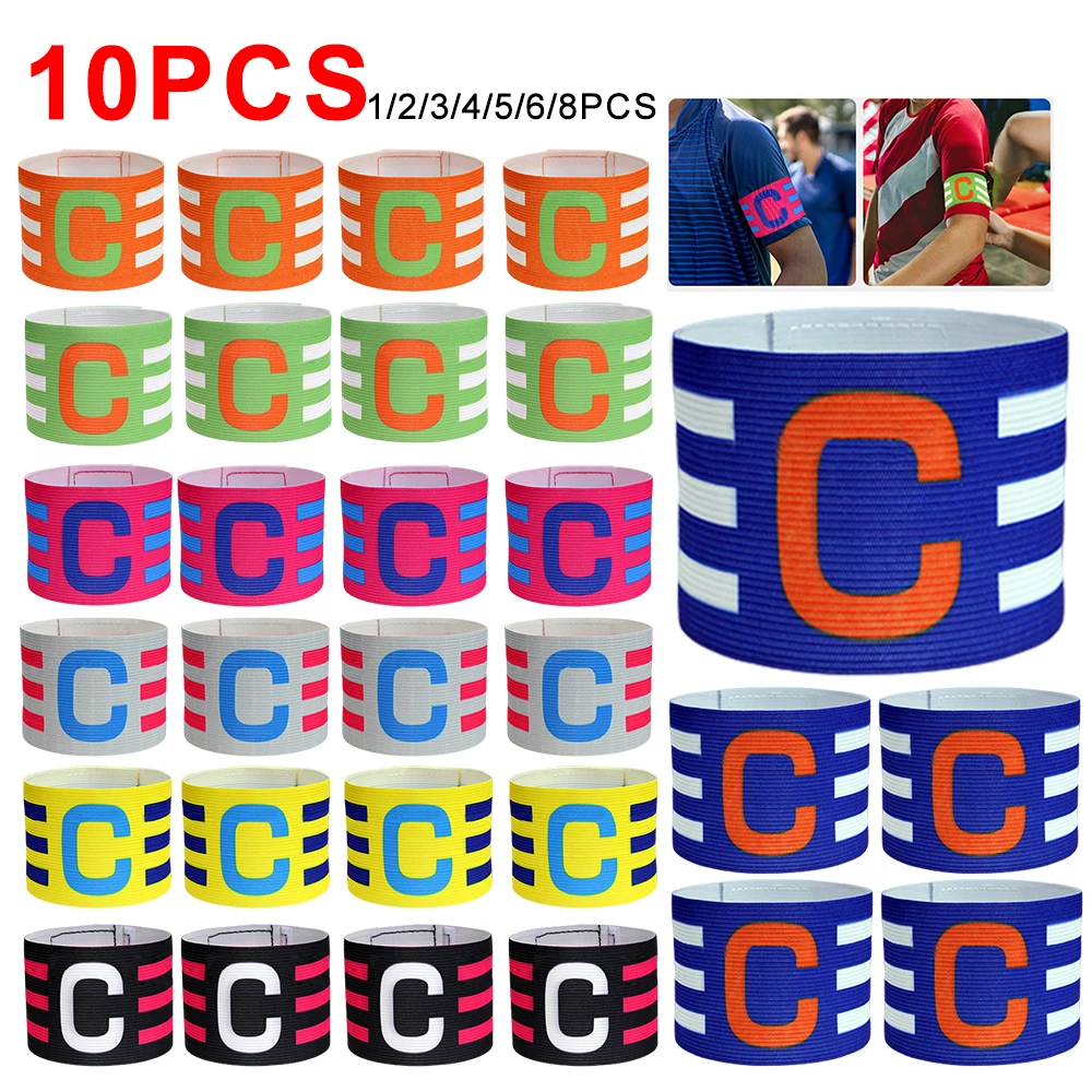 5-10pcs-Kid-Adults-Football-Captain-Armband-Soccer-Arm-Band-Leader ...