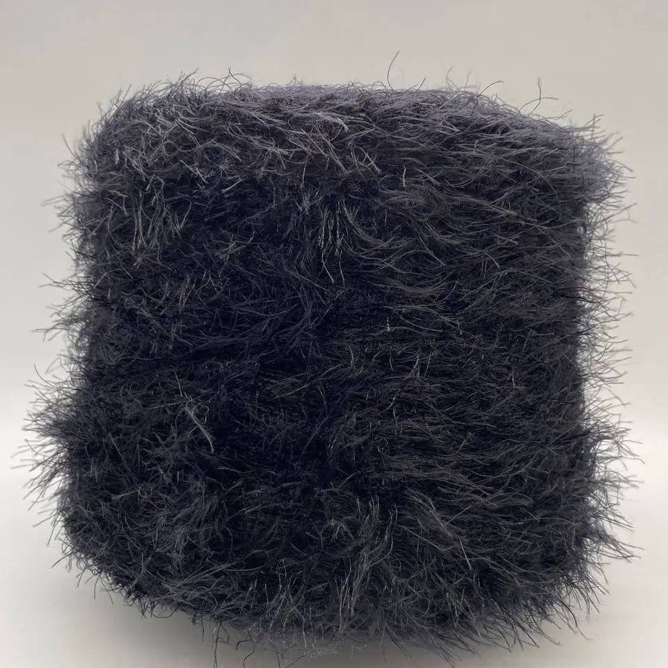 500g Mink Wool Flush Yarn Puffy Mohair Long Hair Threads For Hand ...