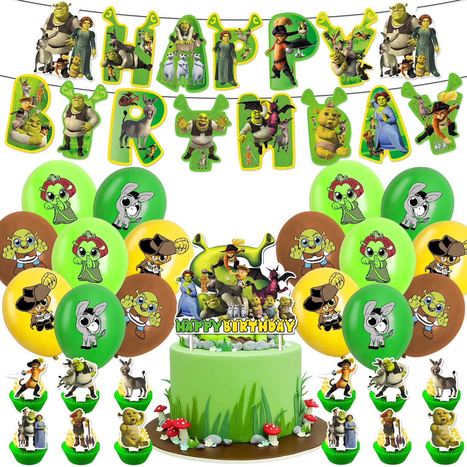 Shrek Birthday Background