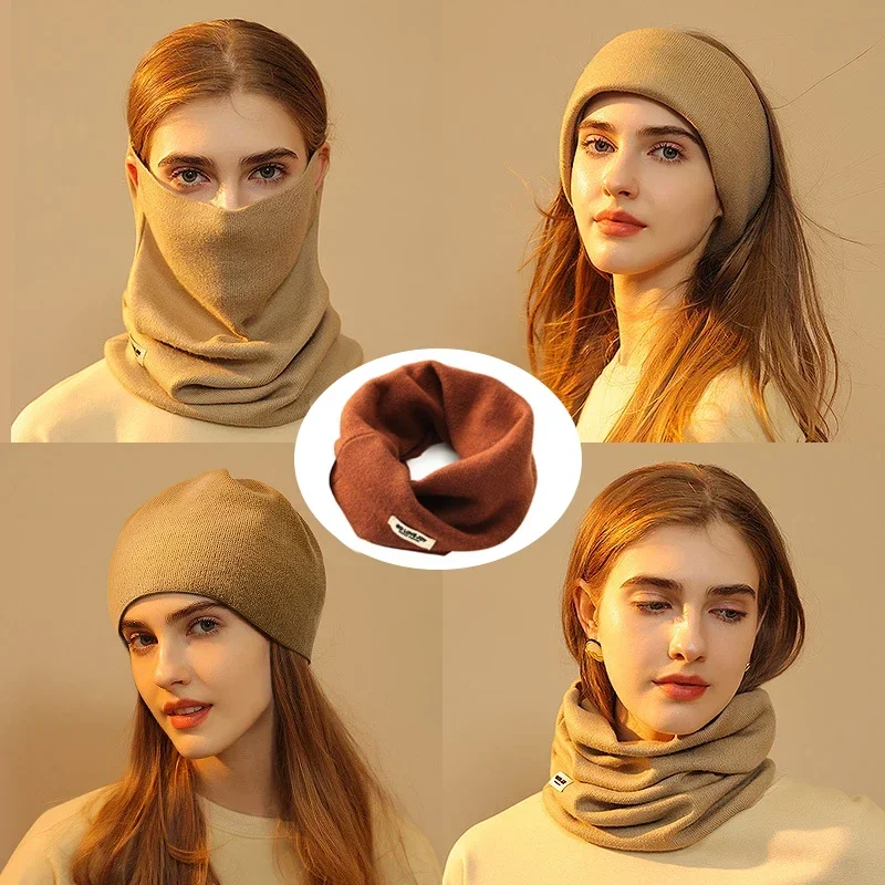 Winter-Scarf-For-Women-Men-Warm-Cotton-Neck-Warmer-Cycling-Hiking ...