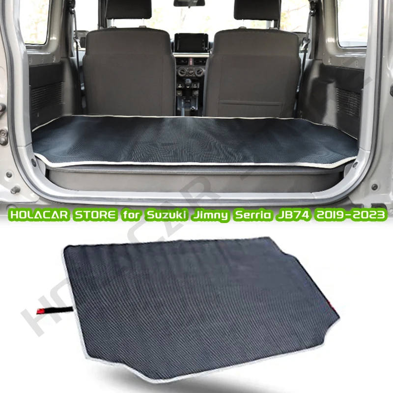 Car Luggage Mat PVC Cargo Boot Liner Tray Rear Trunk Floor Mat for Suzuki Jimny JB64 JB74 2019 ...
