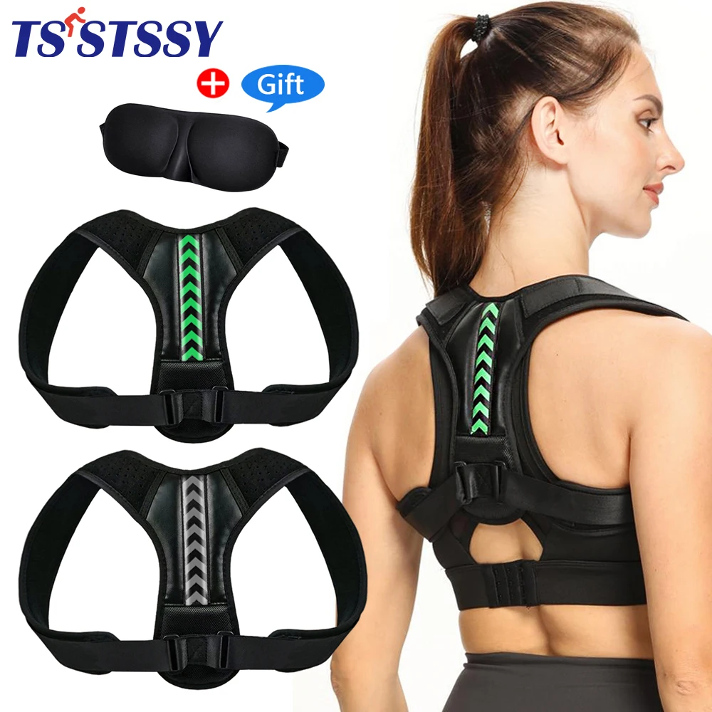 Adjustable-Posture-Corrector-Upper-Back-Neck-Shoulder-Brace-Back ...