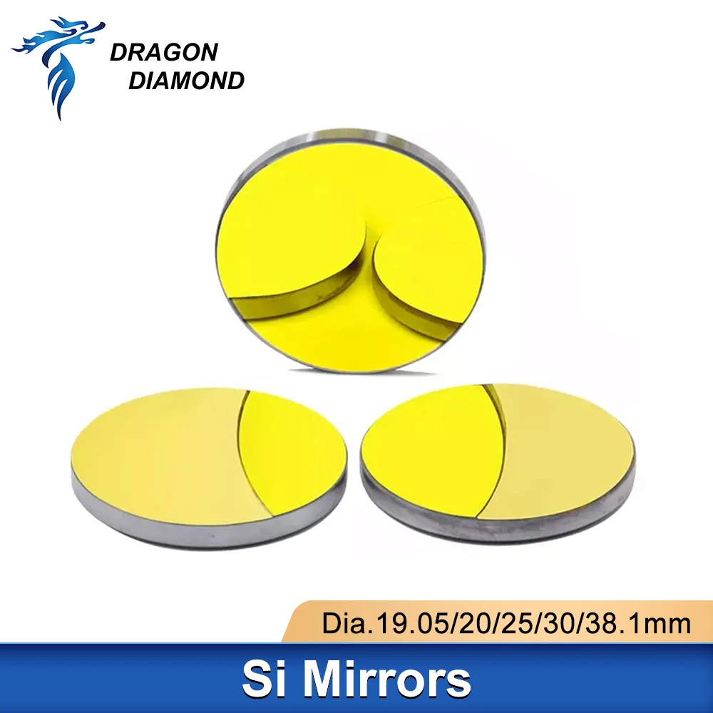 DRAGON-DIAMOND-3Pcs-Co2-Laser-Si-Reflective-Mirrors-For-Laser-Engraver ...