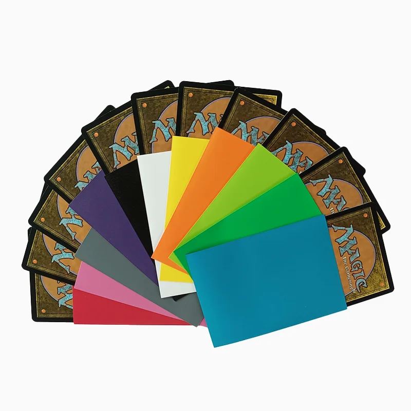 50PCS-66x91mm-Matte-Colorful-Standard-Size-Card-Sleeves-TCG-Trading ...