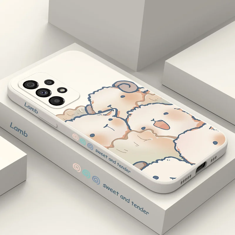 Happy-Sheep-Phone-Case-For-Samsung-A54-A34-A24-A14-A73-A53-A33-A23-A13 ...