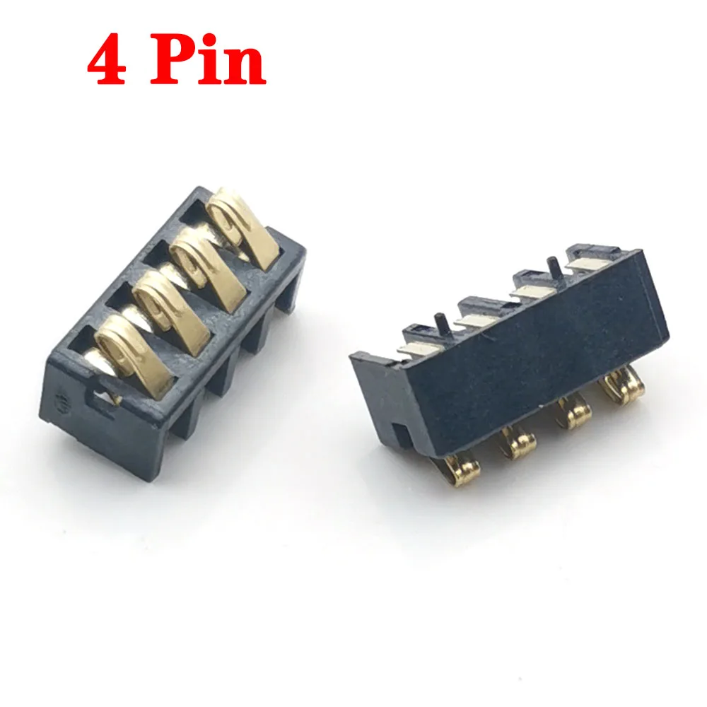 10pcs BC-11-4PD Copper Battery Holder Male 4P Shrapnel Type Battery ...