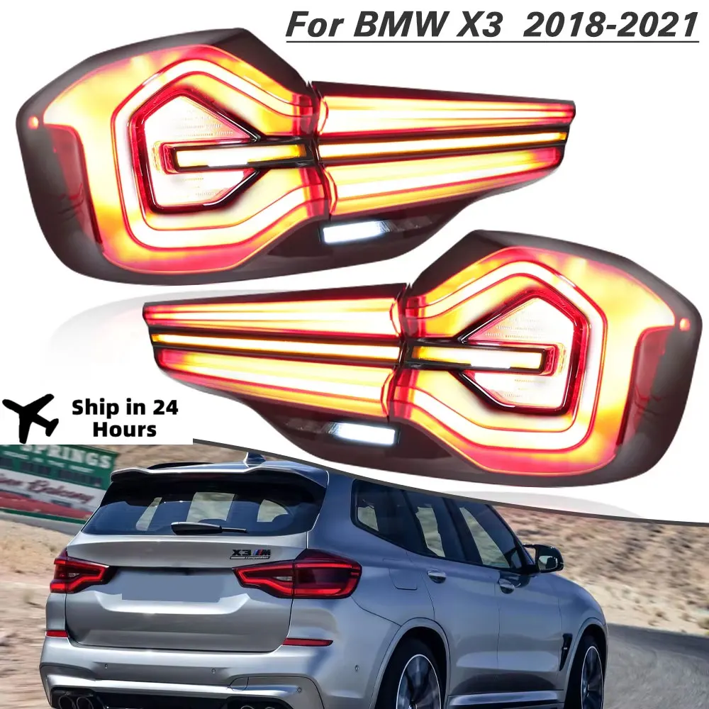 LED Rear Tail Lights For BMW X3 IX3 G01 G08 2018 2019 2020 2021 2022 ...