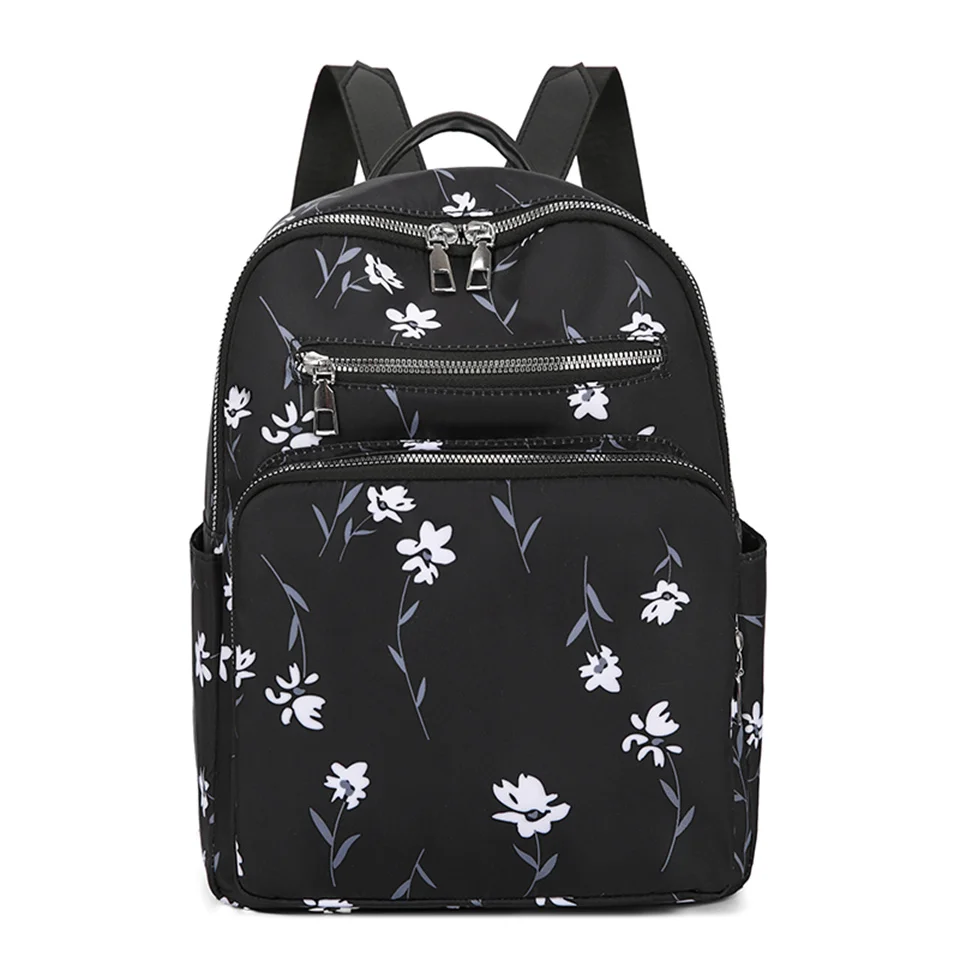 Women-Waterproof-Nylon-Backpack-High-capacity-Leisure-Backpack ...