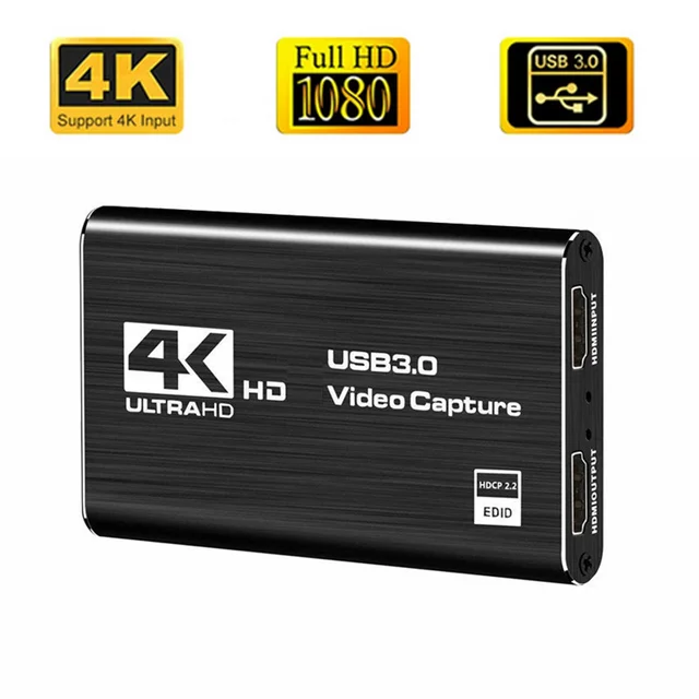 4K USB 3.0 Video Capture Card HDMI-compatible 1080P 30fps HD Video ...
