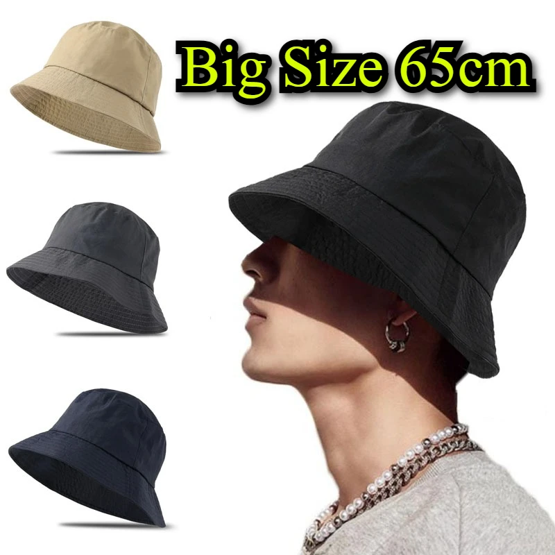 Sombreros de cubo de talla grande XXL 65cm para hombre, sombreros de ...