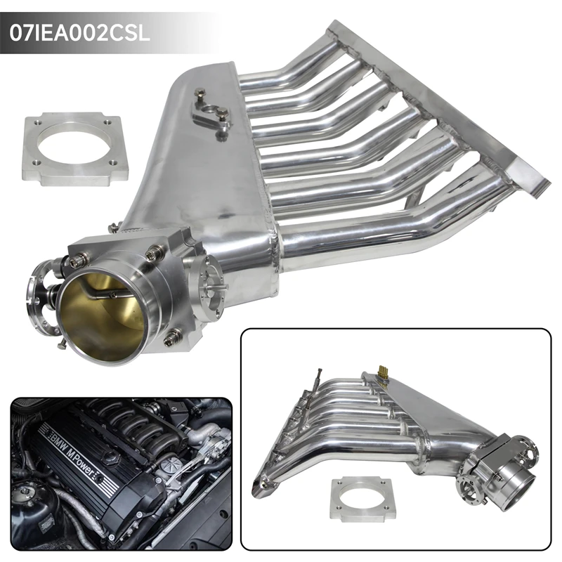 Intake-Manifold-Plenum-Universal-VQ35TPS-80mm-Throttle-body-Fits-For ...