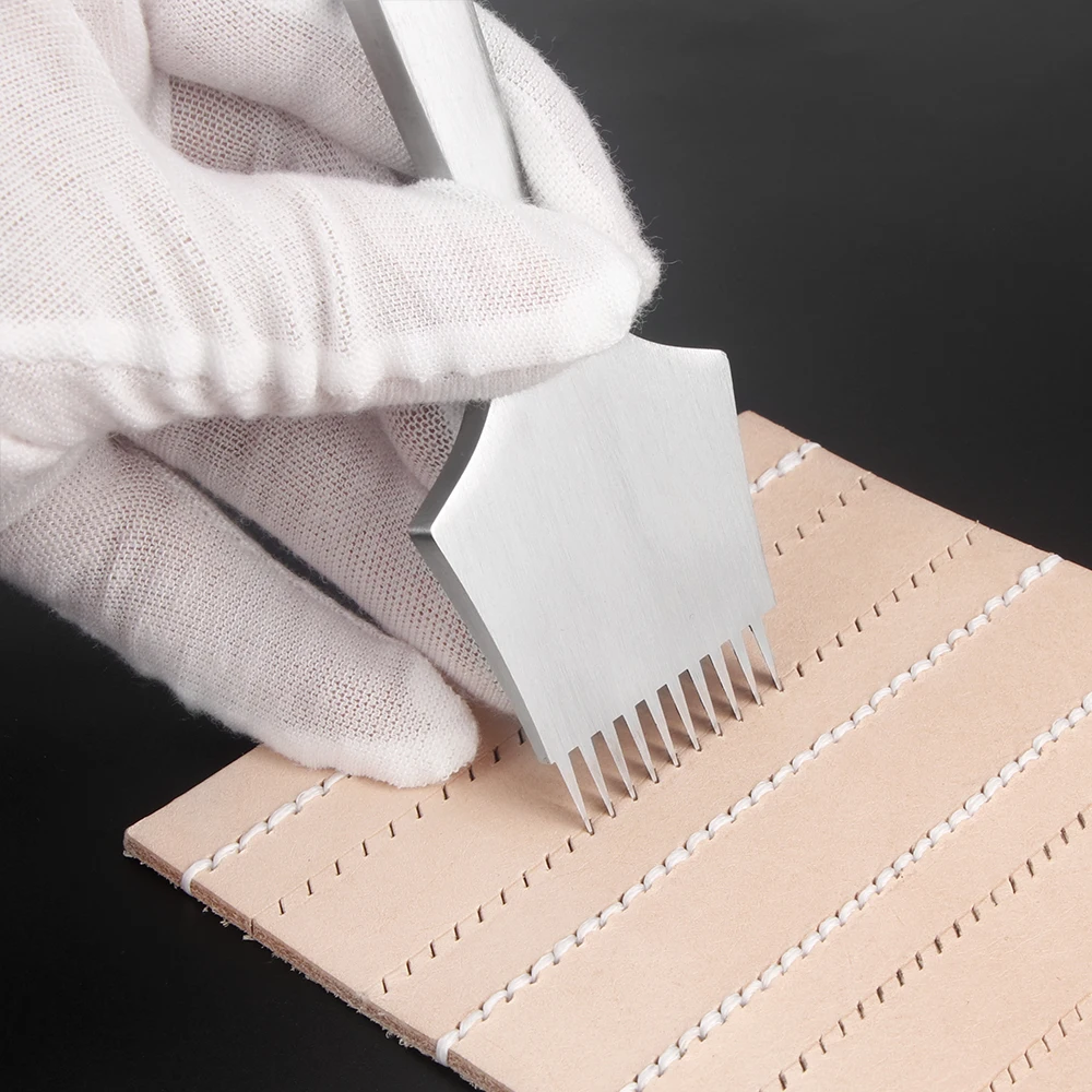 QJH-Sharp-Pricking-Iron-French-Style-Leather-Chisel-Polished-Die-Steel ...