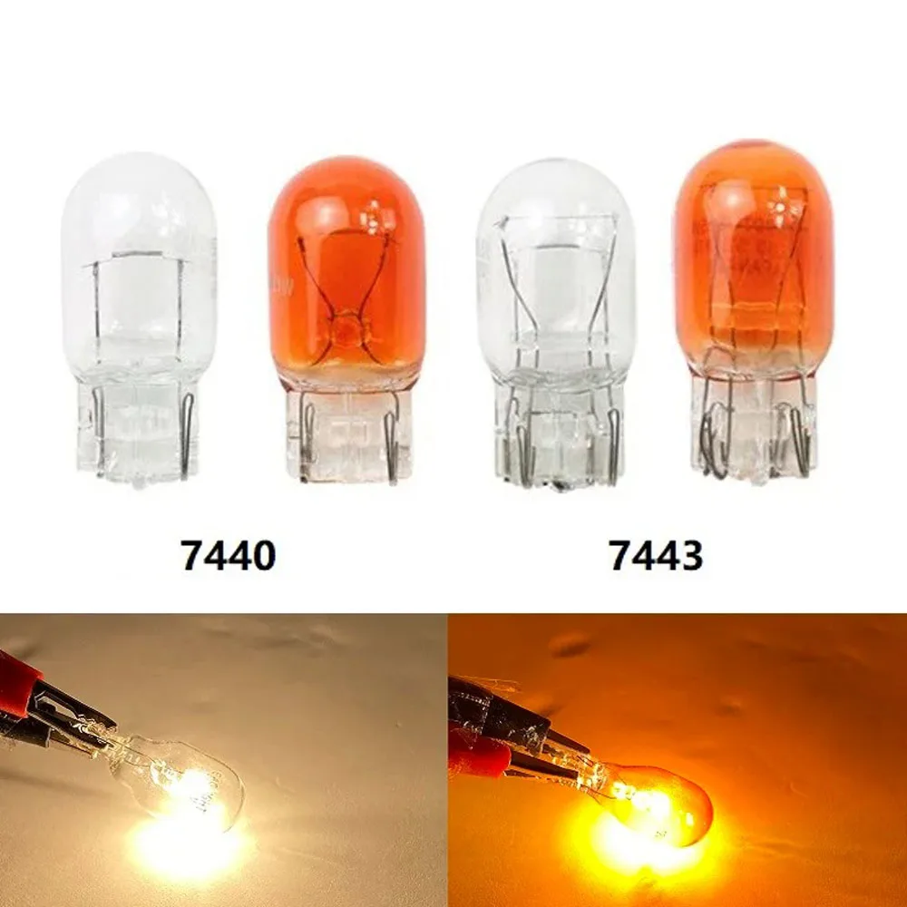 10pcs 7443 T20 brake light W21W WY21W T20 halogen Driving lights Car ...