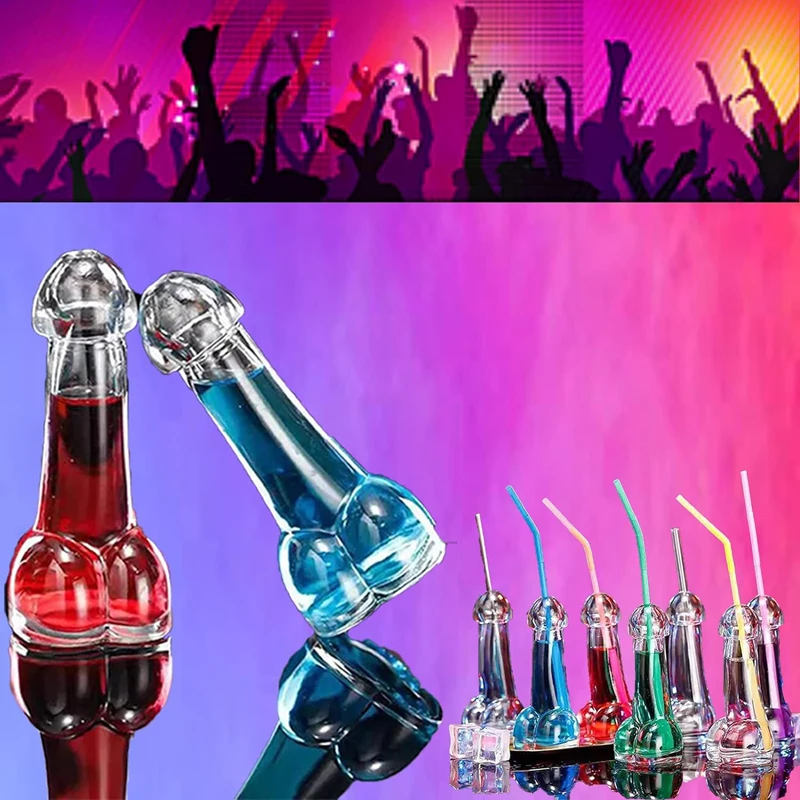 Universal-Willy-Shot-Glass-Cups-Transparent-Creative-Beer-High-Boron ...