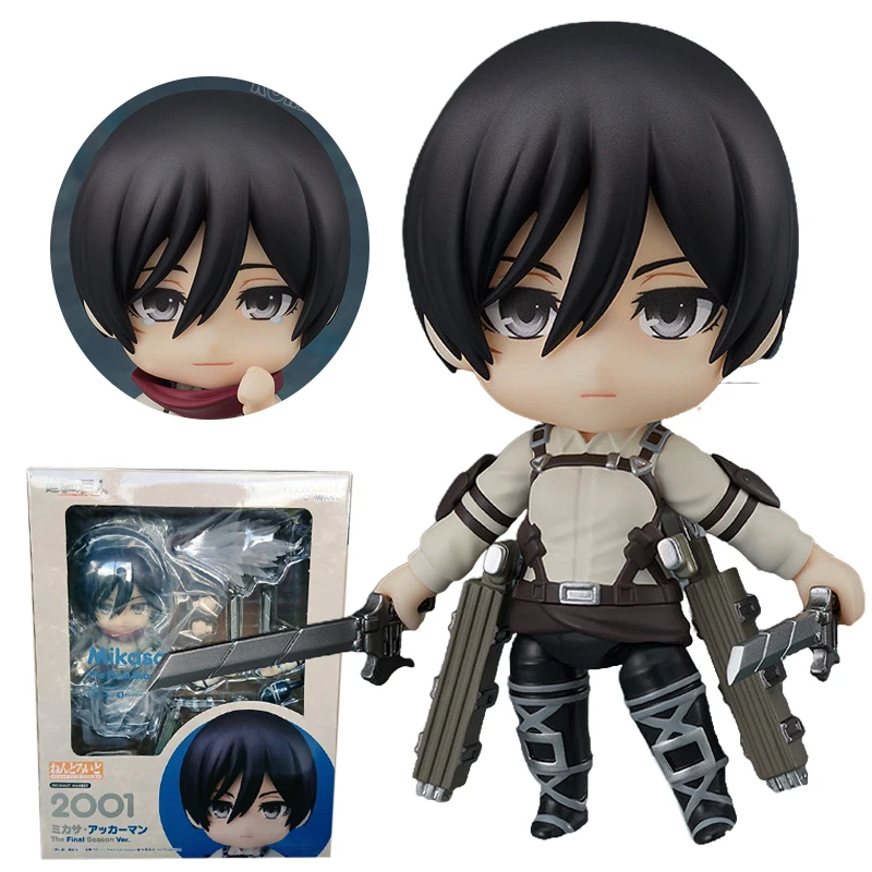 #2001 Mikasa Ackerman Attack on Titan Anime Figure Hange Zoe Shingeki ...