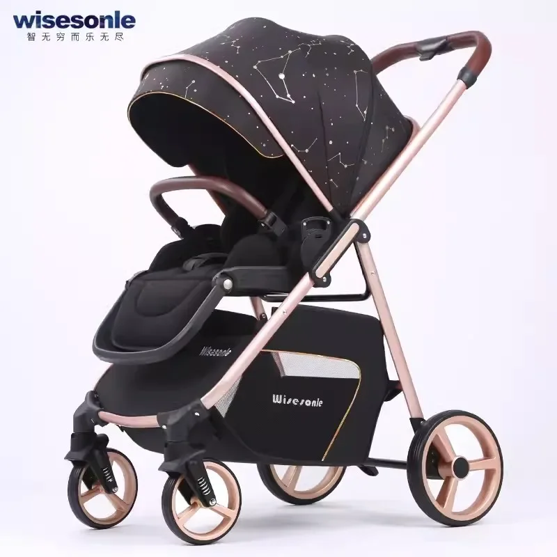 Wisesonle-Baby-Stroller-Can-Sit-Lie-Down-Fold-in-Both-Directions ...