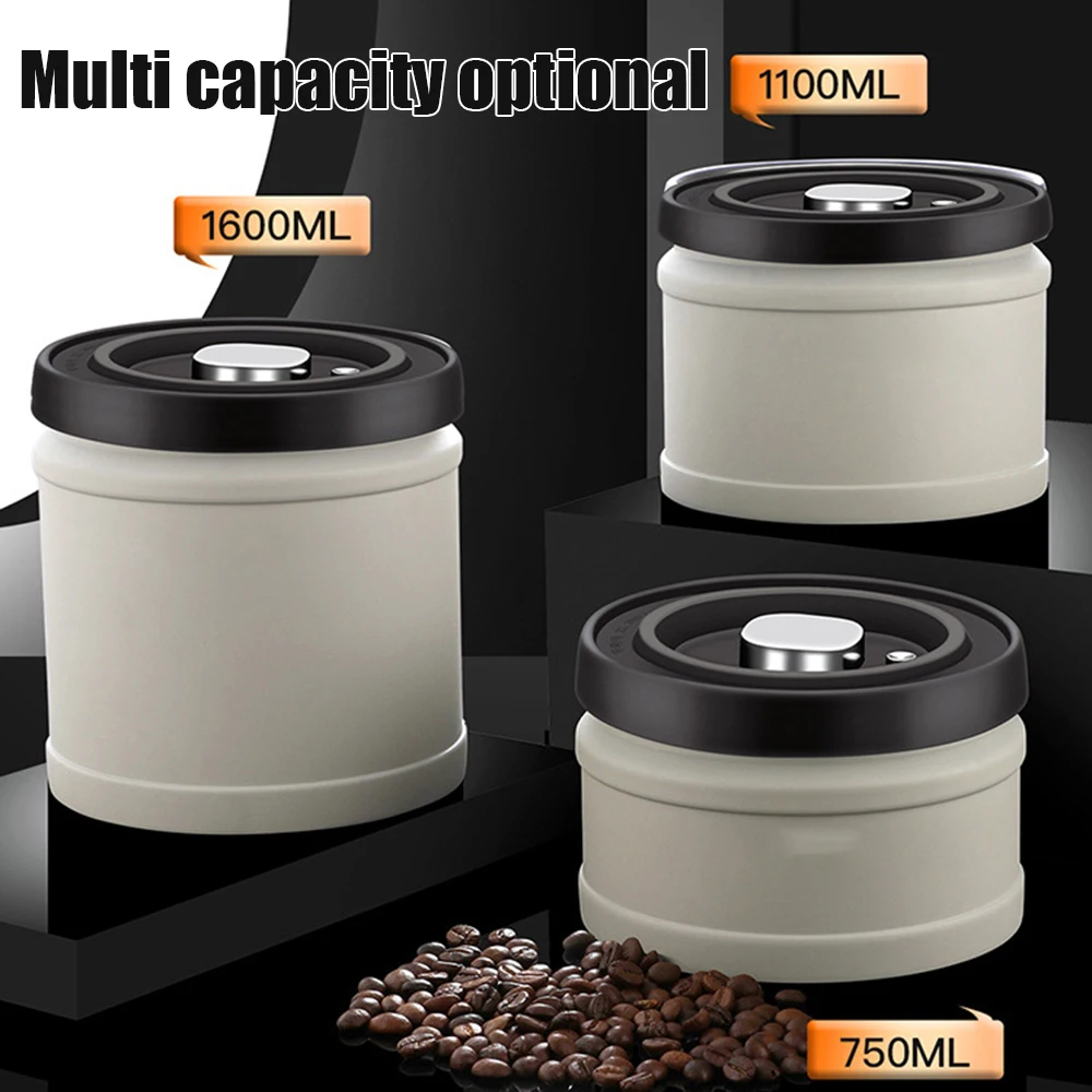 750ml-Stainless-Steel-Airtight-Coffee-Bean-Storage-Container-Vacuum-Tea ...