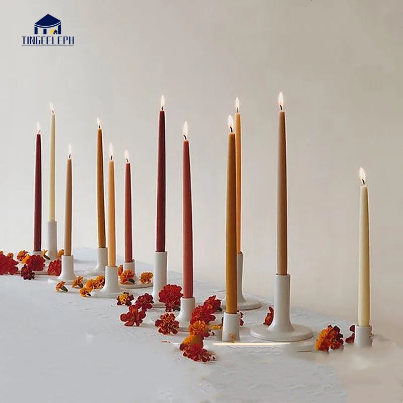 Velas altas do atarraxamento do banquete do casamento de 4 pces vela ...