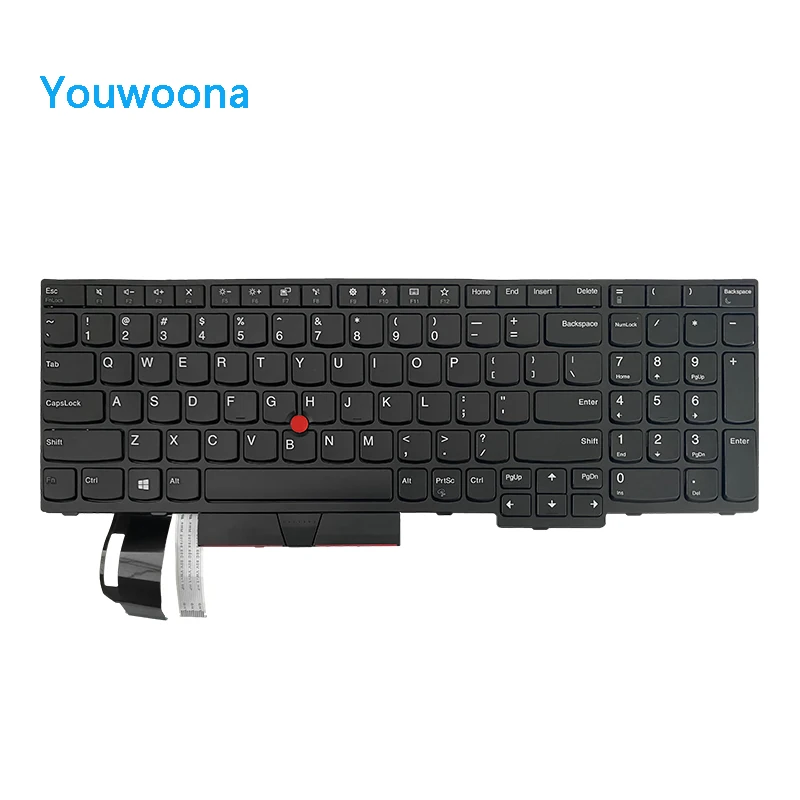 New-Original-Laptop-Keyboard-For-Lenovo-Thinkpad-E580-E585-T590-E590 ...