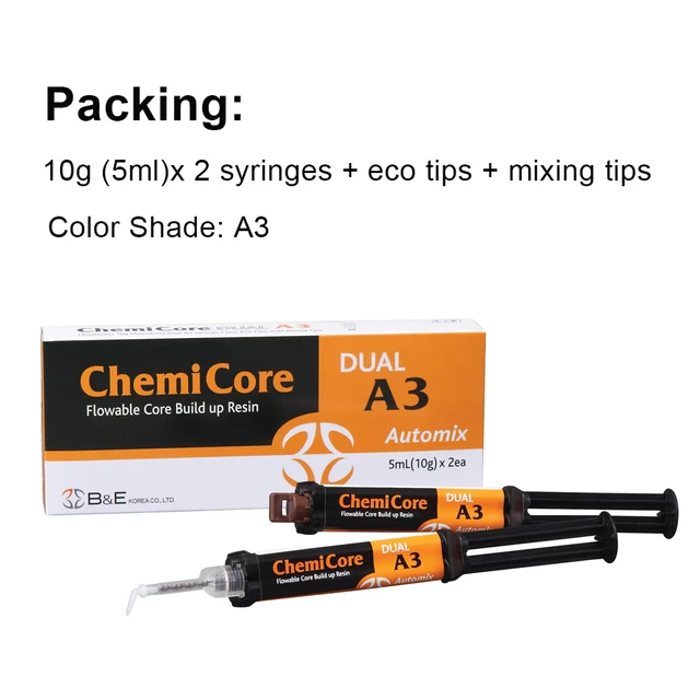 Dental Core DENTEX DX.CORE Dual Cure Composite Resin - Core Build Up ...
