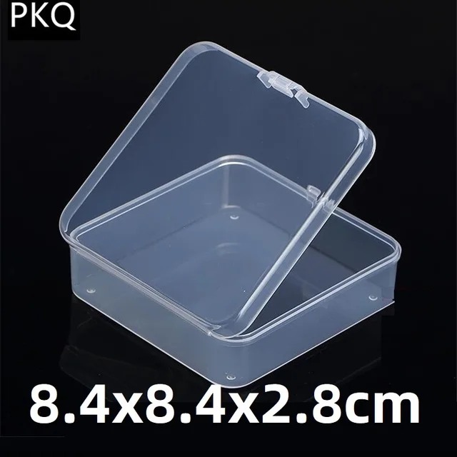 2Pcs/Lot Mini Plastic Box Rectangular Box Translucent Box Packing ...