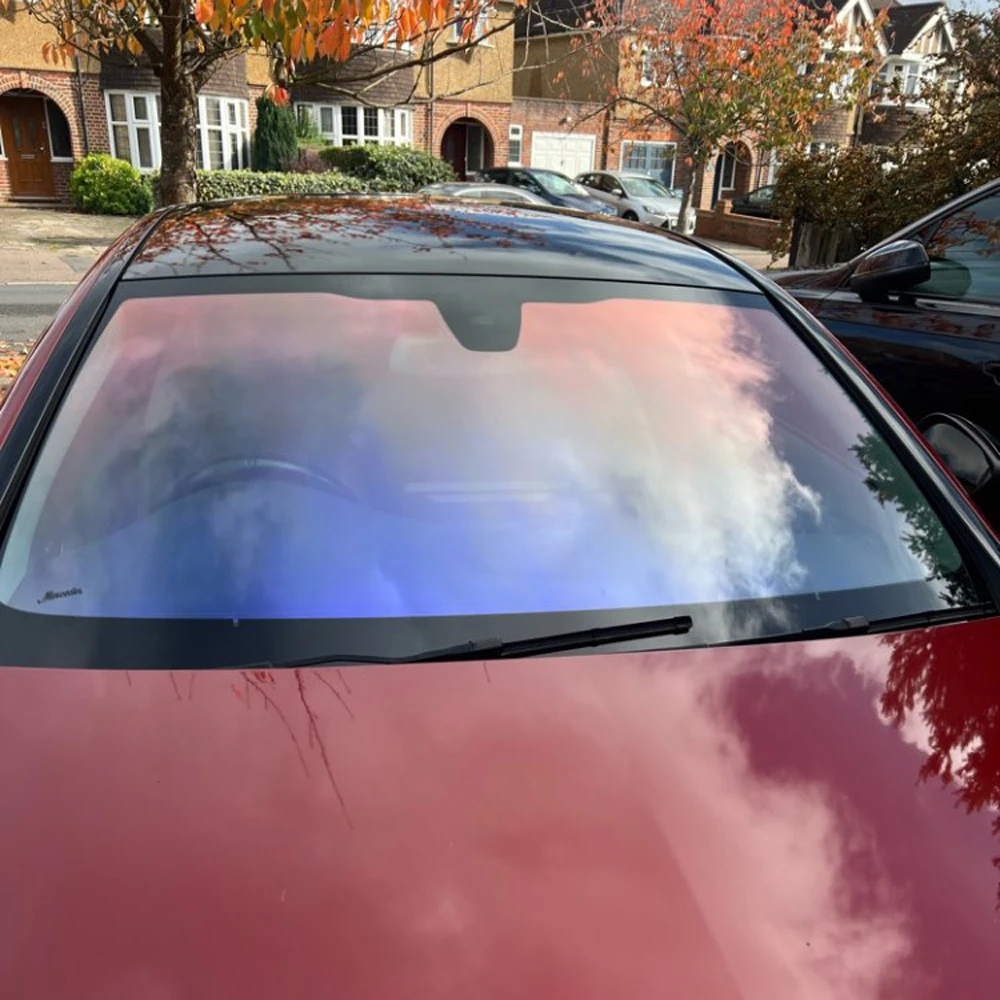 1M-x-30M-Sunset-Red-Chameleon-VLT-82-Car-Windshield-Foil-Window-Tinting ...