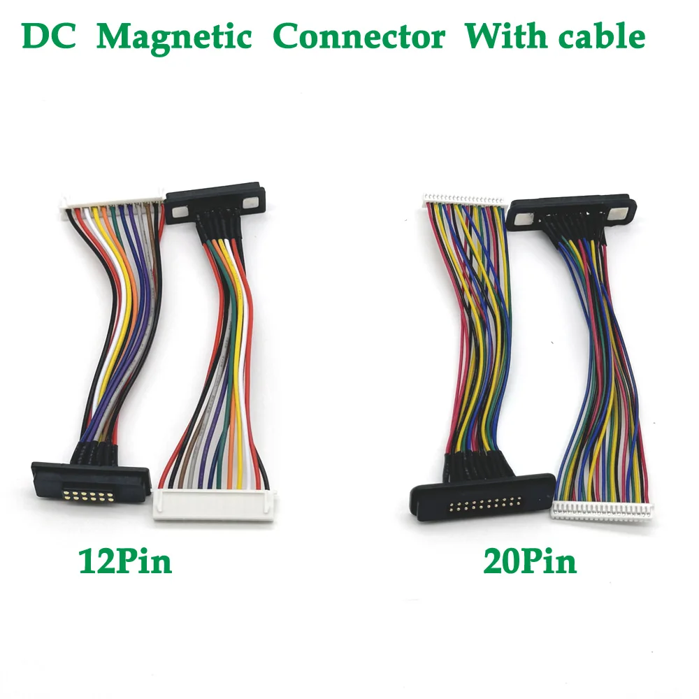 Spring-Loaded-Male-Female-2-54mm-Pitch-12Pin-20Pin-Pole-Through-Holes ...