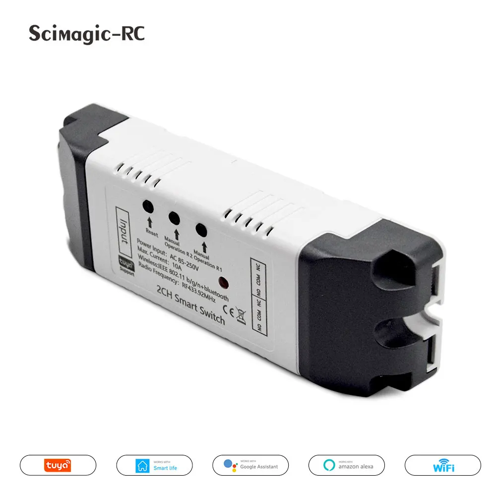 2CH-1CH-Tuya-Smart-Remote-Control-Wireless-Wifi-Switch-Module-DC7-32V ...